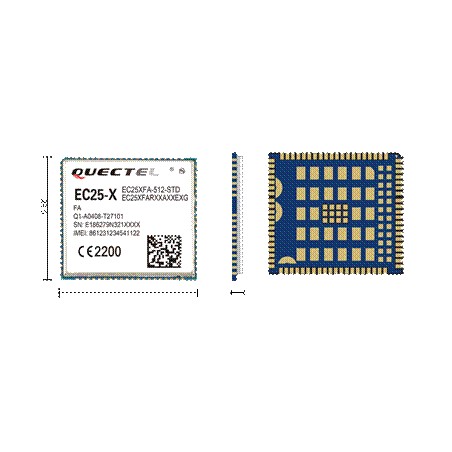 Quectel EC25 miniPCIe - optimized LTE Cat 4 Module EC25-E EUROPE EMEA version