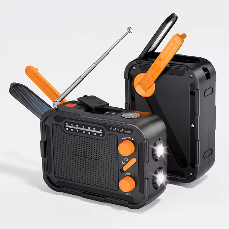 Powerbank and Multi Function Emergency Hand Crank Radio