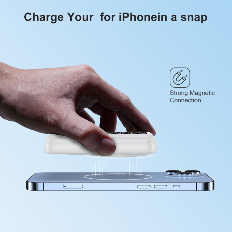 MagSafe powerbanka WDS20W-MAGSAFE partylife social networking™ 9000 mA ...